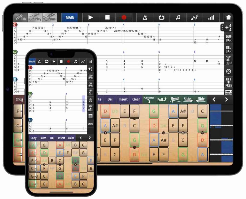 Jam Maestro - Ultimate iOS guitar tab writer + composer app